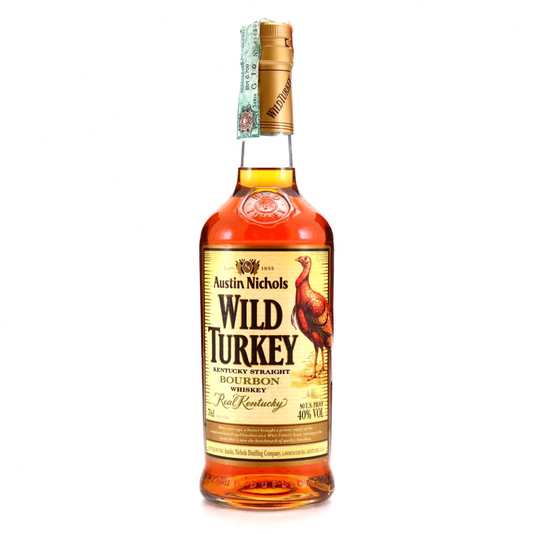 Wild Turkey Kentucky Straight Bourbon 80 Proof 70cl | Whisky Auctioneer