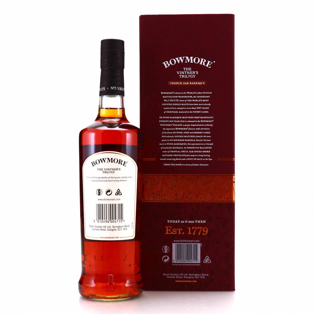 Bowmore 26 Year Old The Vintner's Trilogy II / French Oak Barrique ...