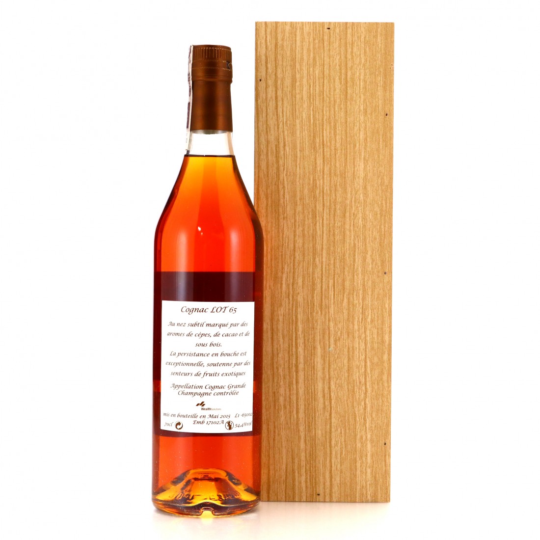 Famille Vallein-Tercinier Lot 65 Tres Vieux Grand Champagne Cognac | Whisky Auctioneer