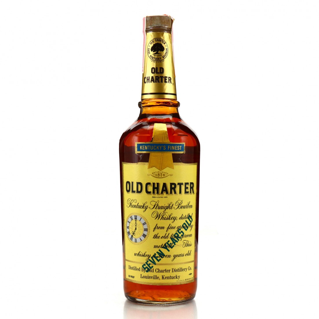 Old Charter 7 Year Old Kentucky Straight Bourbon 1980s | Whisky Auctioneer