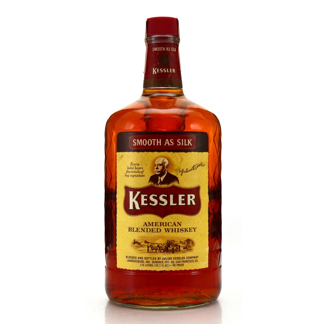 Kessler American Blended Whiskey 1.75 Litre 1980s | Whisky Auctioneer