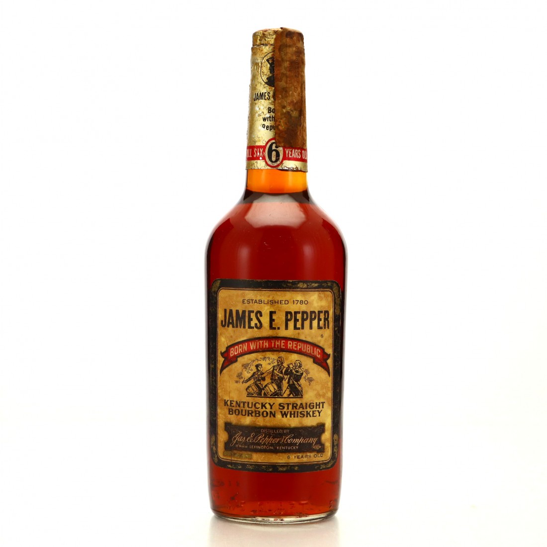 James E Pepper 6 Year Old Kentucky Straight Bourbon 1961 | Whisky Auctioneer