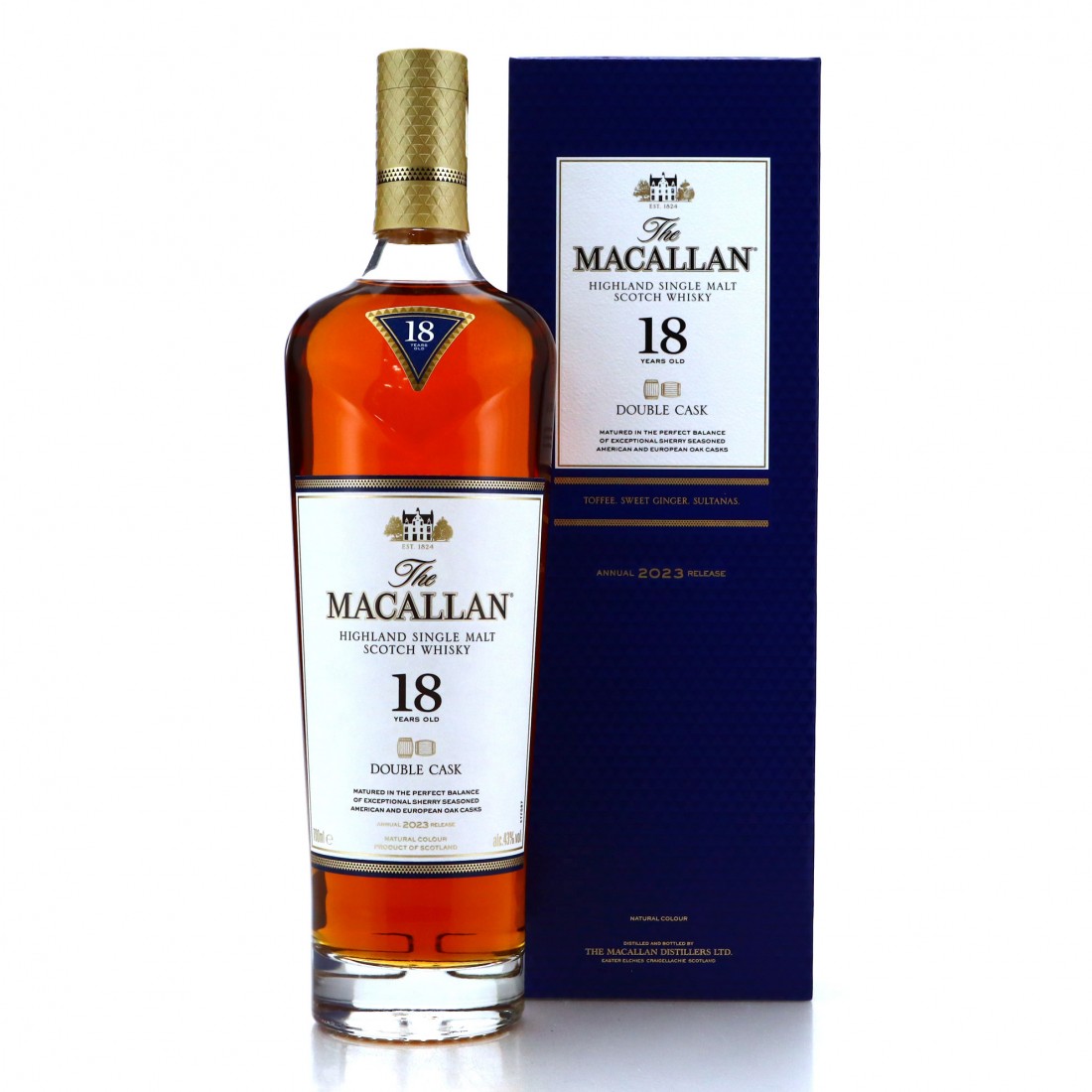 Macallan 18 Year Old Double Cask 2023 Release | Whisky Auctioneer