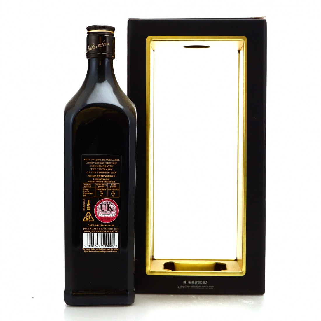 Johnnie Walker 12 Year Old Black Label Anniversary Edition | Whisky ...