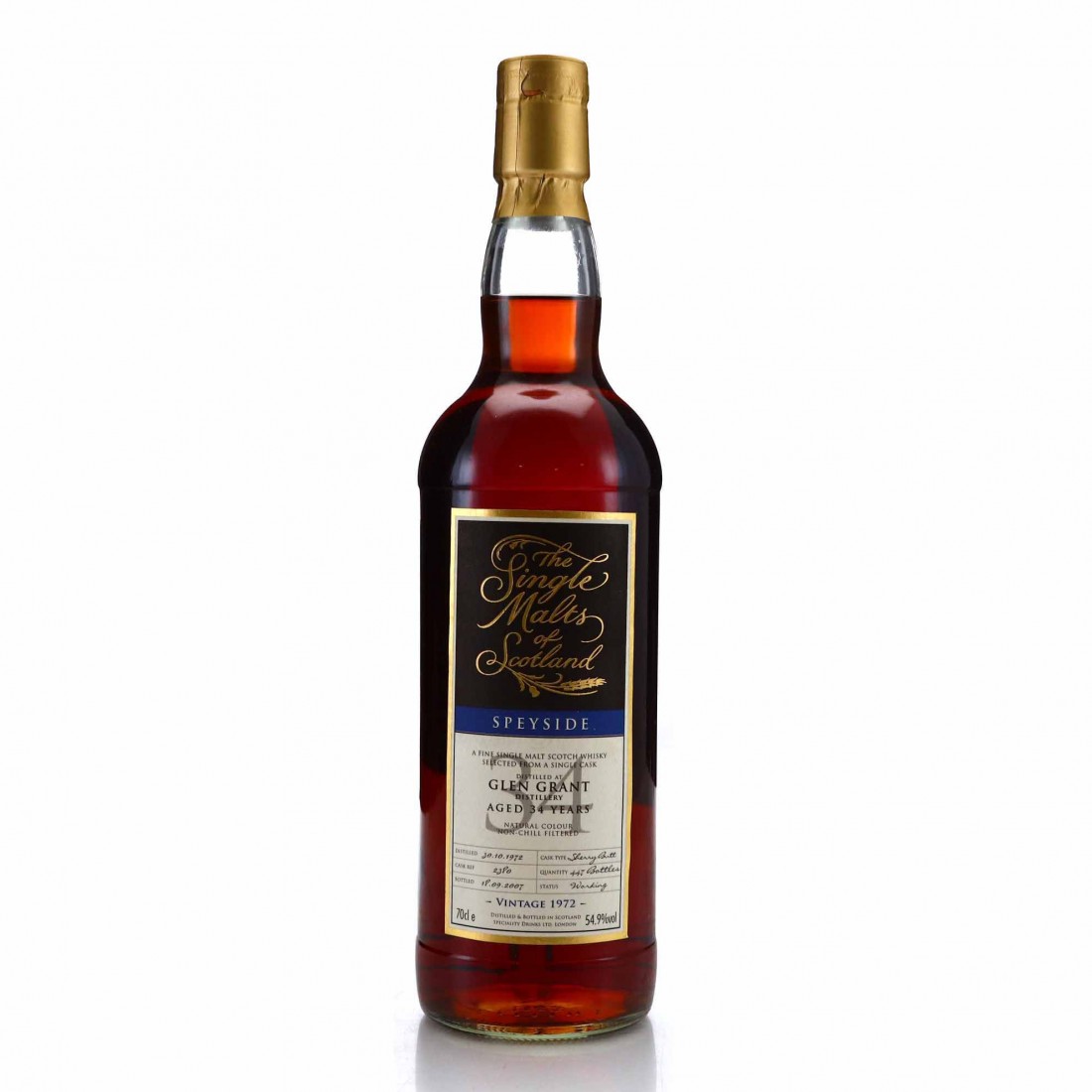 Glen Grant 1972 Single Malts of Scotland 34 Year Old | Whisky Auctioneer