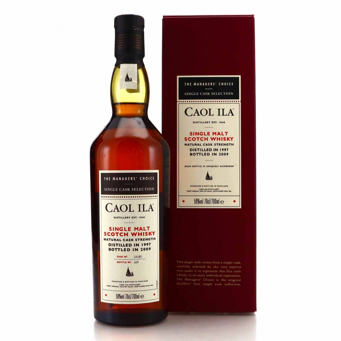 Caol Ila 1997 Managers' Choice | Whisky Auctioneer
