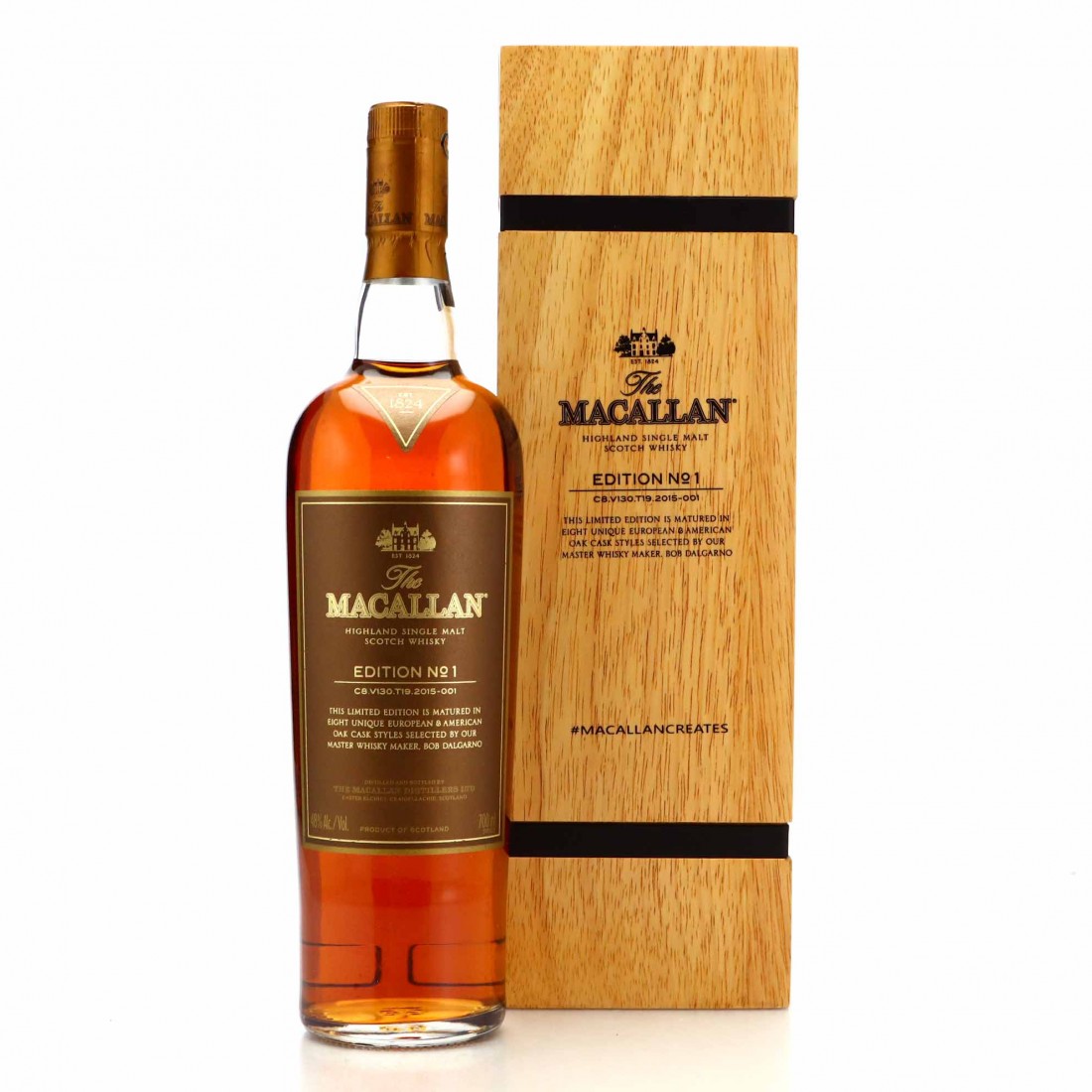 Macallan Edition No.1 Wooden Box | Whisky Auctioneer