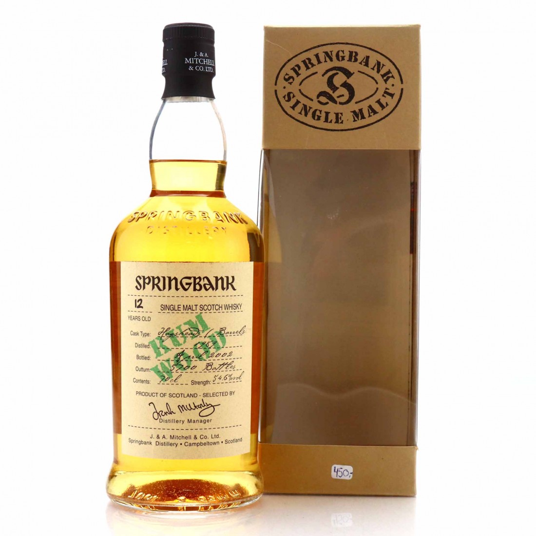 Springbank 1989 Rum Wood 12 Year Old | Whisky Auctioneer