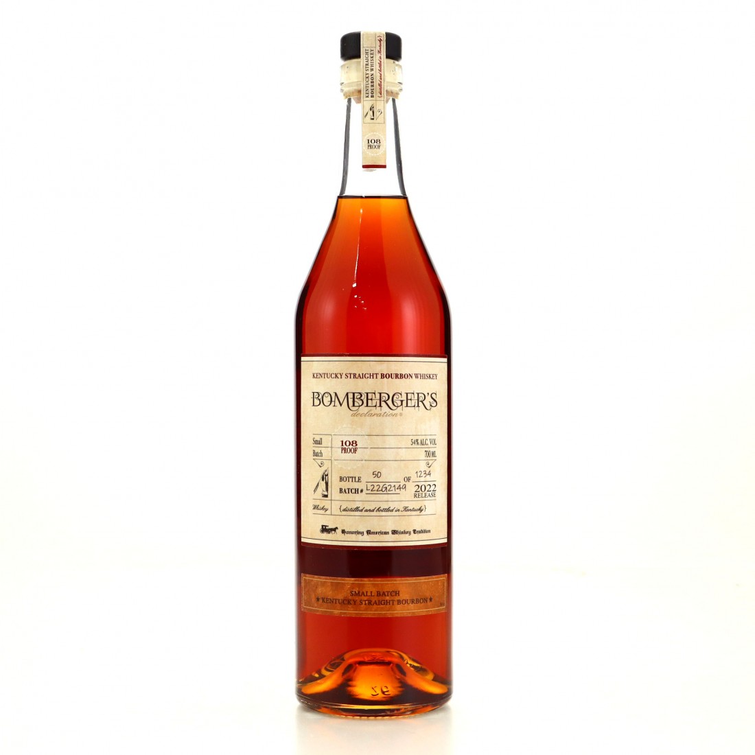 Bomberger's Declaration Kentucky Straight Bourbon 2022 70cl | Whisky ...
