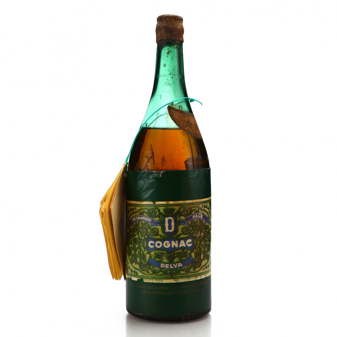 Delva 3 Star Pale Fine Champagne Cognac circa 1940-50s | Whisky Auctioneer