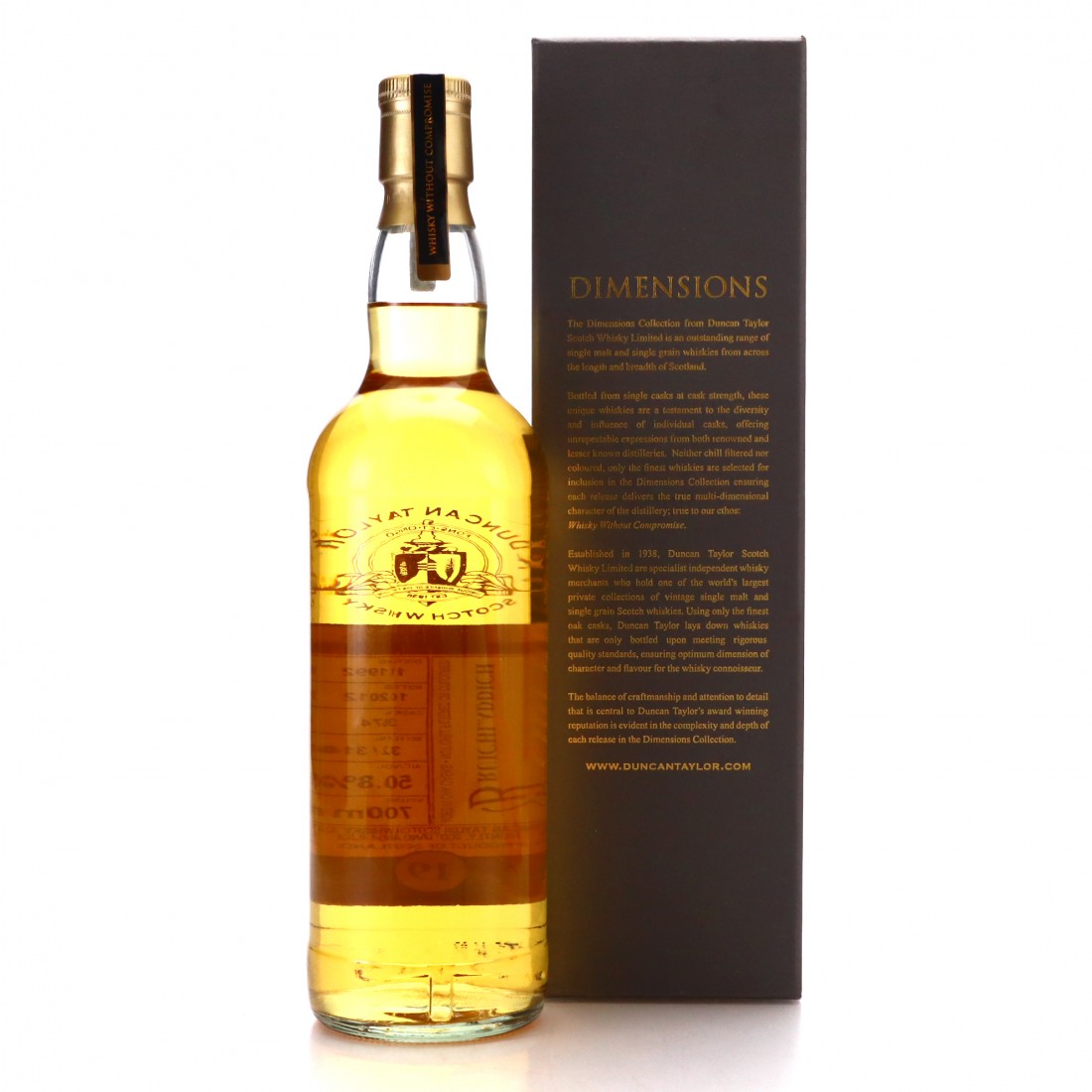 Bruichladdich 1992 Duncan Taylor 19 Year Old Dimensions | Whisky Auctioneer
