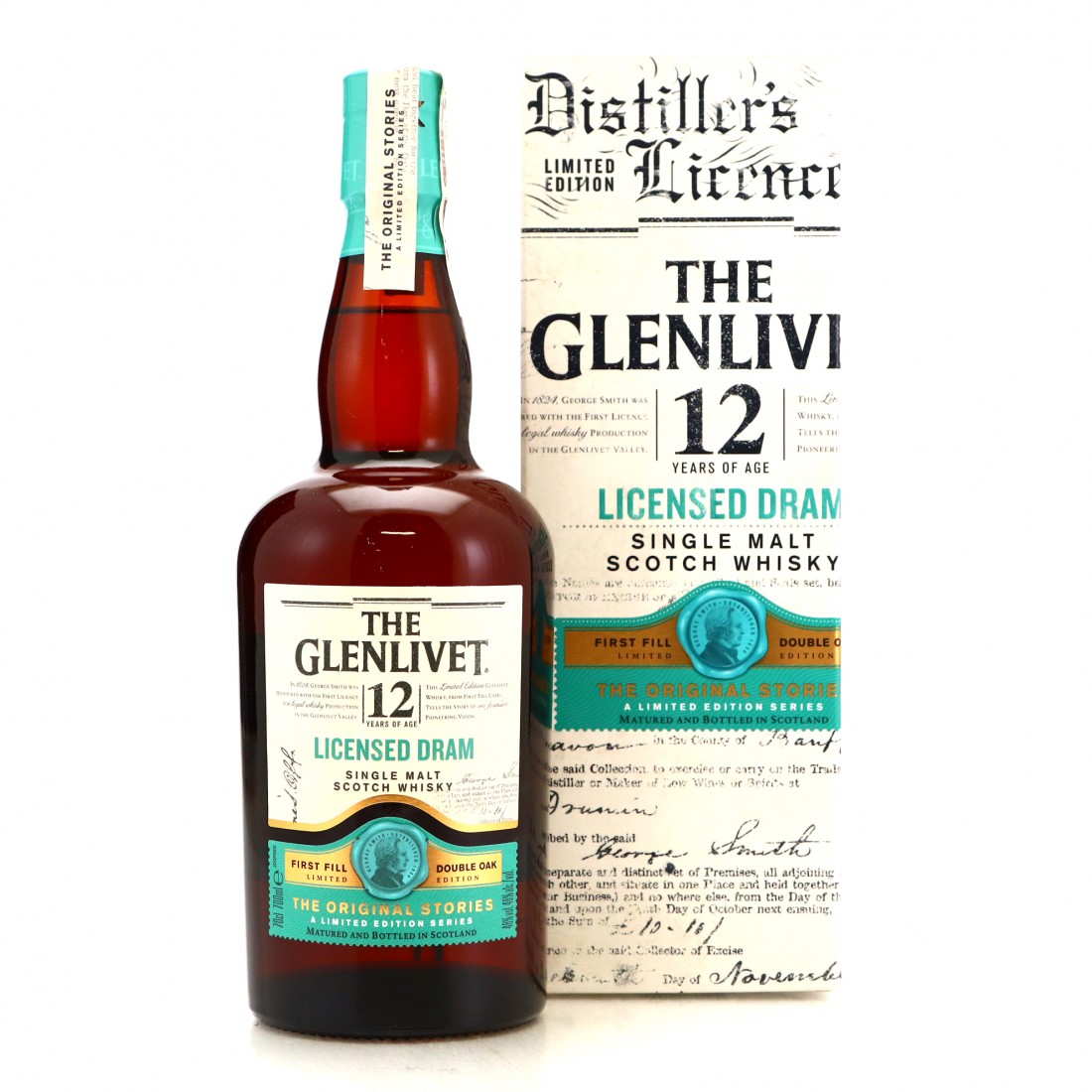 Glenlivet 12 Year Old Licensed Dram / The Original Stories | Whisky Auctioneer