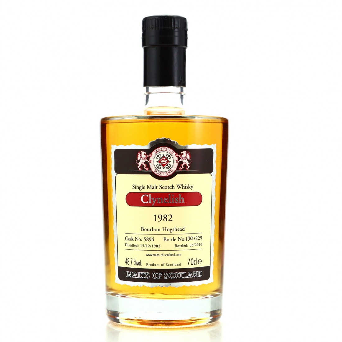 Clynelish 1982 Malts of Scotland Bourbon Hogshead | Whisky Auctioneer