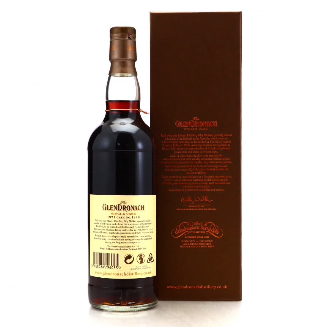 Glendronach 1971 Single PX Cask 42 Year Old #1246 / Batch 8 | Whisky ...
