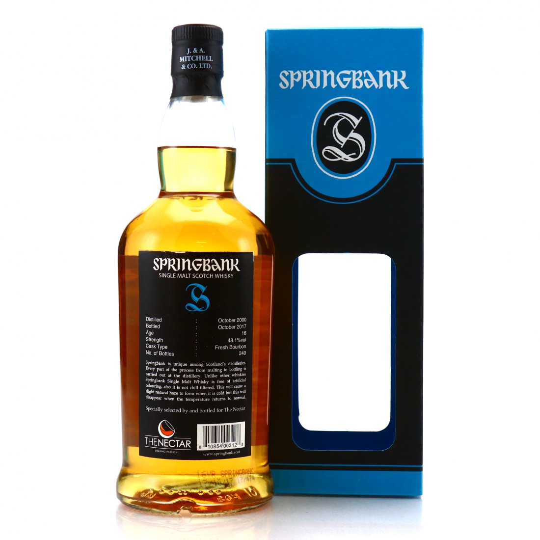 Springbank 2000 Single Bourbon Cask 16 Year Old / The Nectar | Whisky ...