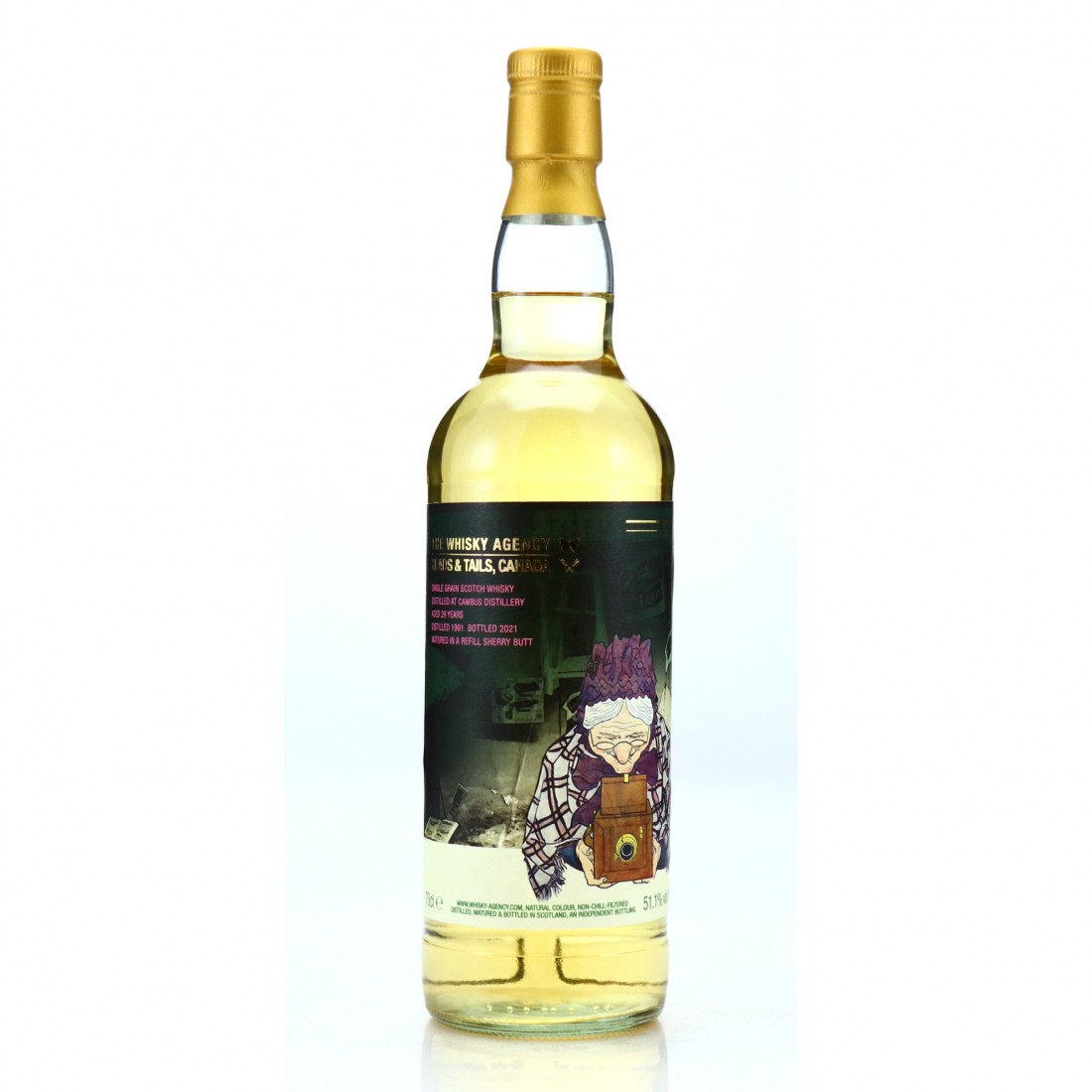 Cambus 1991 Whisky Agency 29 Year Old Heads And Tails Whisky Auctioneer