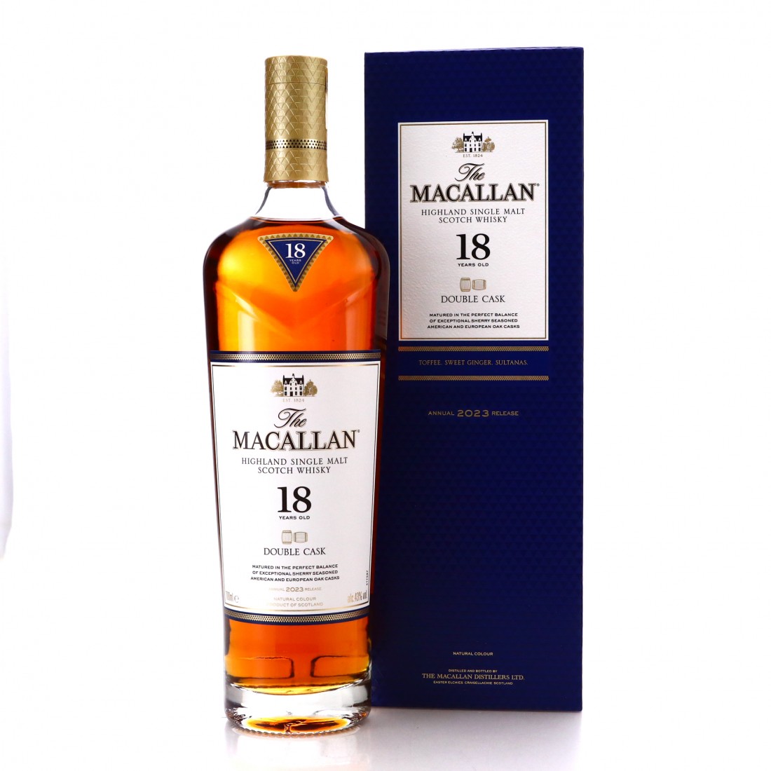 Macallan 18 Year Old Double Cask 2023 Release | Whisky Auctioneer