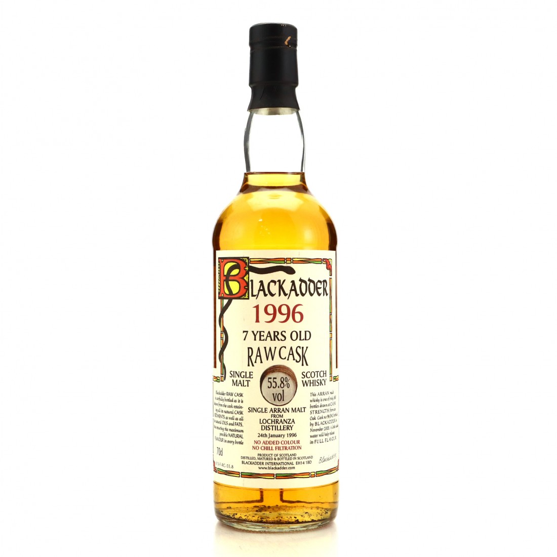 Arran 1996 Blackadder 7 Year Old Raw Cask | Whisky Auctioneer