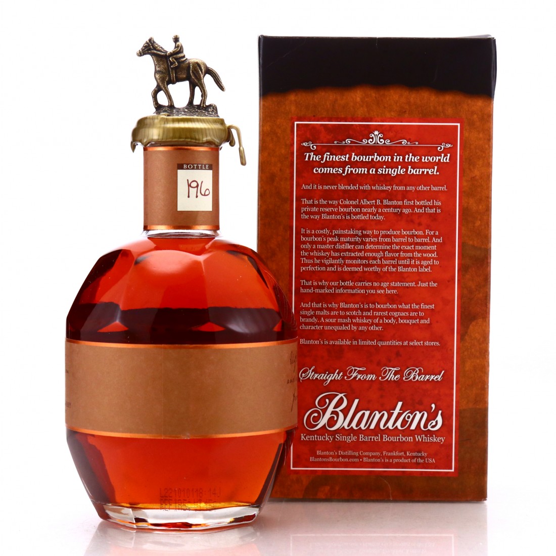 Blanton's Straight from the Barrel dumped 2022 70cl | Whisky Auctioneer