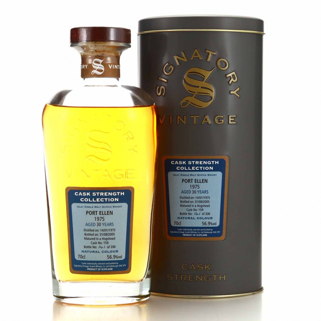 Port Ellen 1975 Signatory Vintage 30 Year Old Cask Strength | Whisky ...