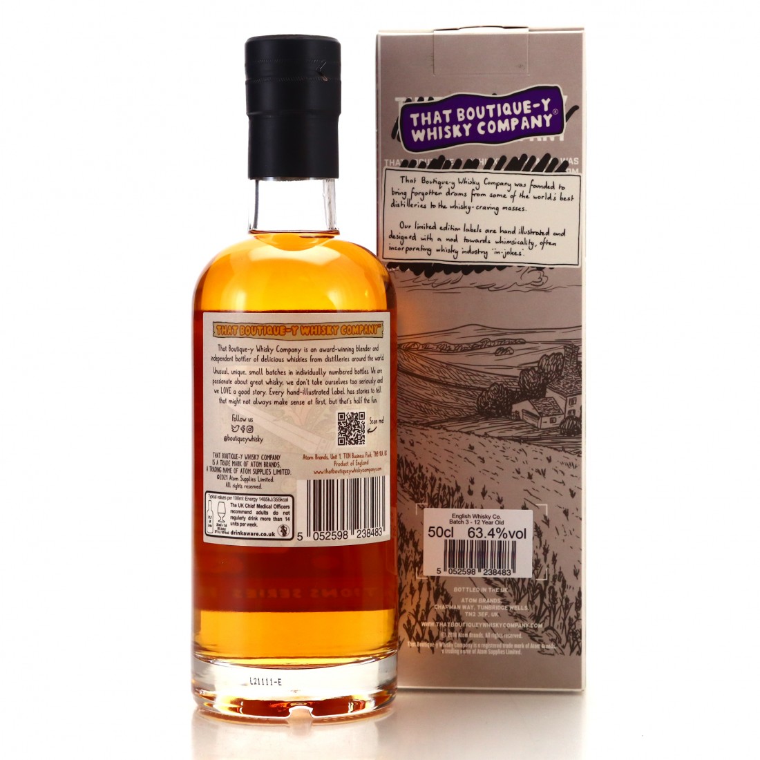English Whisky Co 12 Year Old That Boutique-y Whisky Company Batch #3 ...