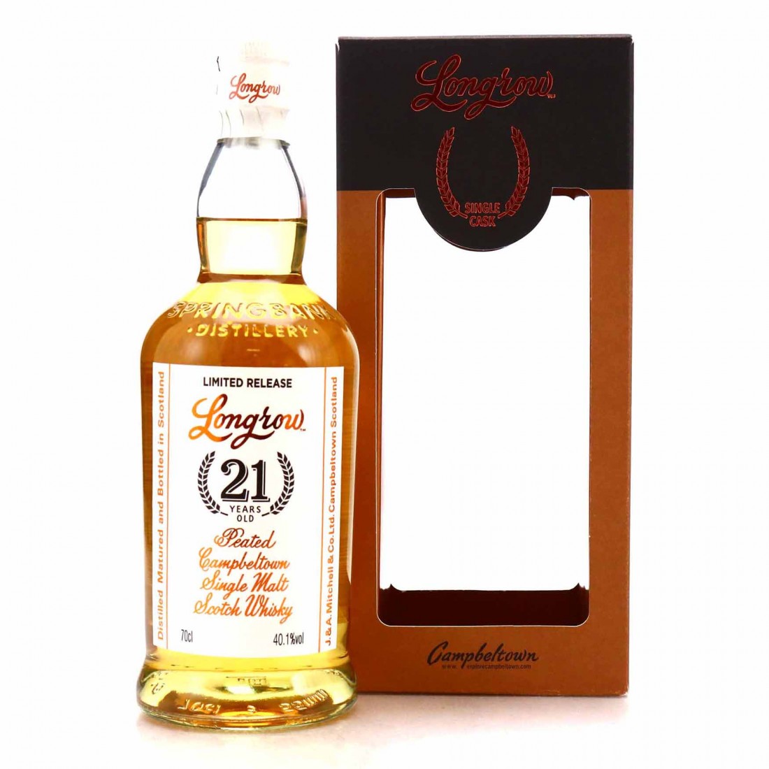 Longrow 21 Year Old Single Rum Cask / Societe Dugas - France | Whisky ...