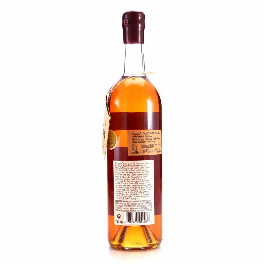 Rowan's Creek Small Batch Kentucky Straight Bourbon 75cl | Whisky ...