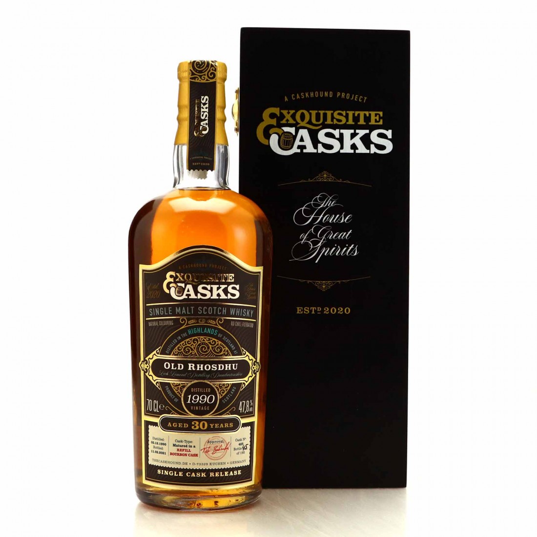 Old Rhosdhu 1990 Exquisite Casks 30 Year Old | Whisky Auctioneer