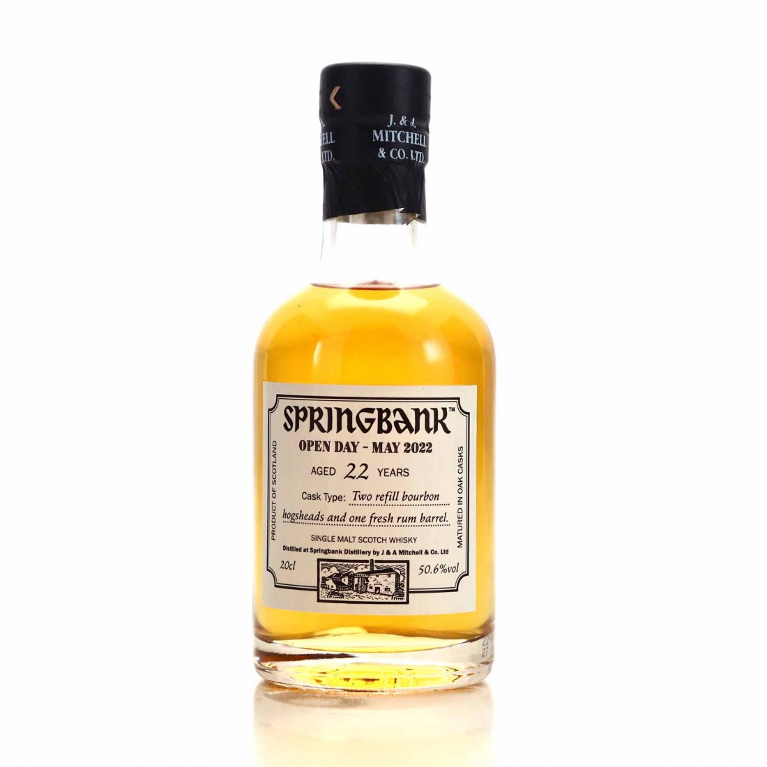 Springbank 22 Year Old Bourbon & Rum Casks 20cl / Campbeltown Malts ...