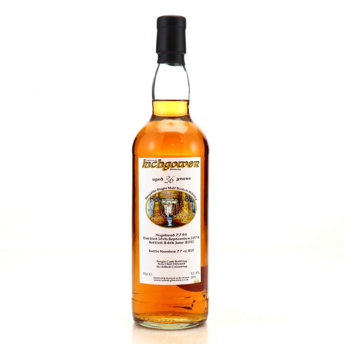 Inchgower 1974 Whisky Broker 36 Year Old | Whisky Auctioneer
