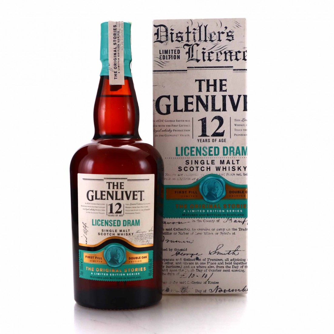 Glenlivet 12 Year Old Licensed Dram / The Original Stories | Whisky Auctioneer
