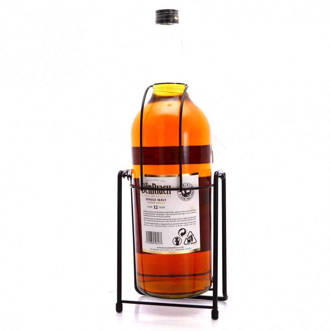 Benriach 12 Year Old 4.5 Litre pre-2014 with Pouring Cradle | Whisky ...