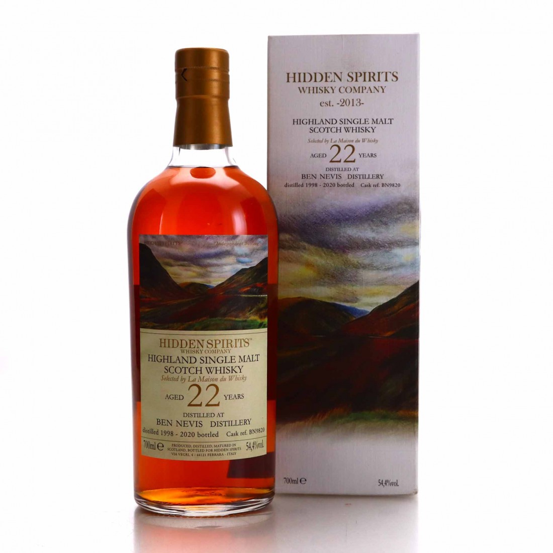 Ben Nevis 1998 Hidden Spirits 22 Year Old / LMDW | Whisky Auctioneer