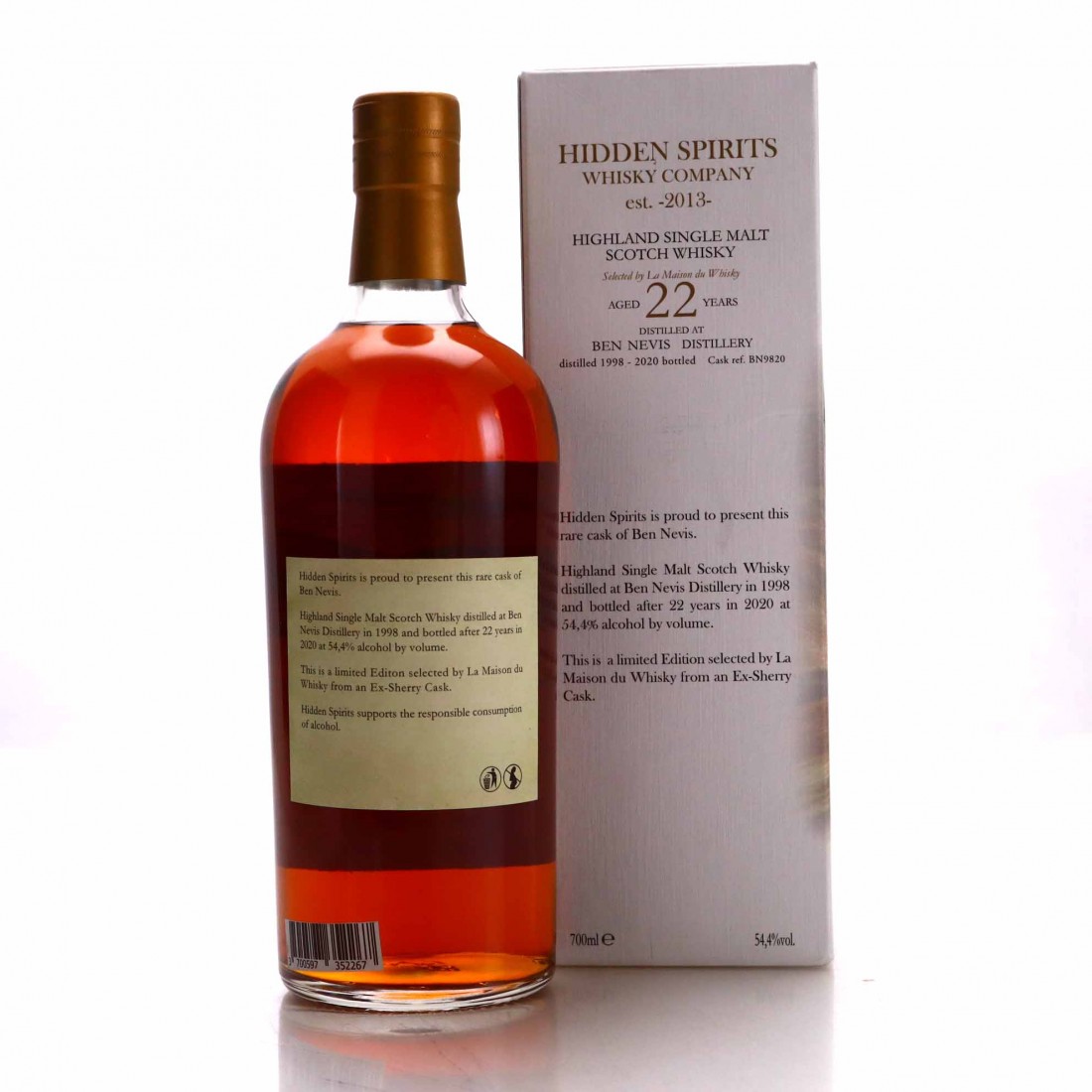 Ben Nevis 1998 Hidden Spirits 22 Year Old / LMDW | Whisky Auctioneer