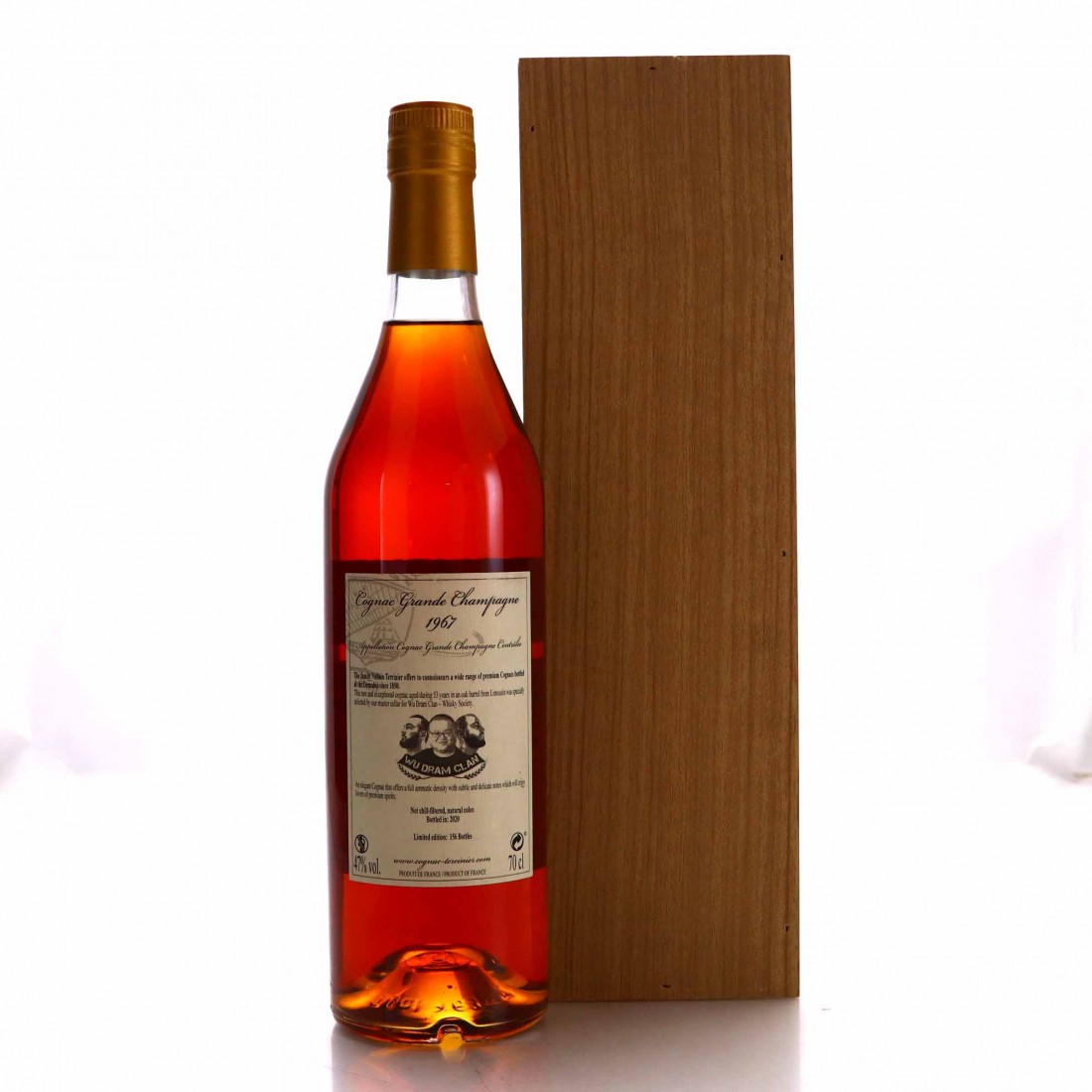 Famille Vallein-Tercinier 1967 Grand Champagne Cognac 53 Year Old / Wu Dram Clan | Whisky Auctioneer