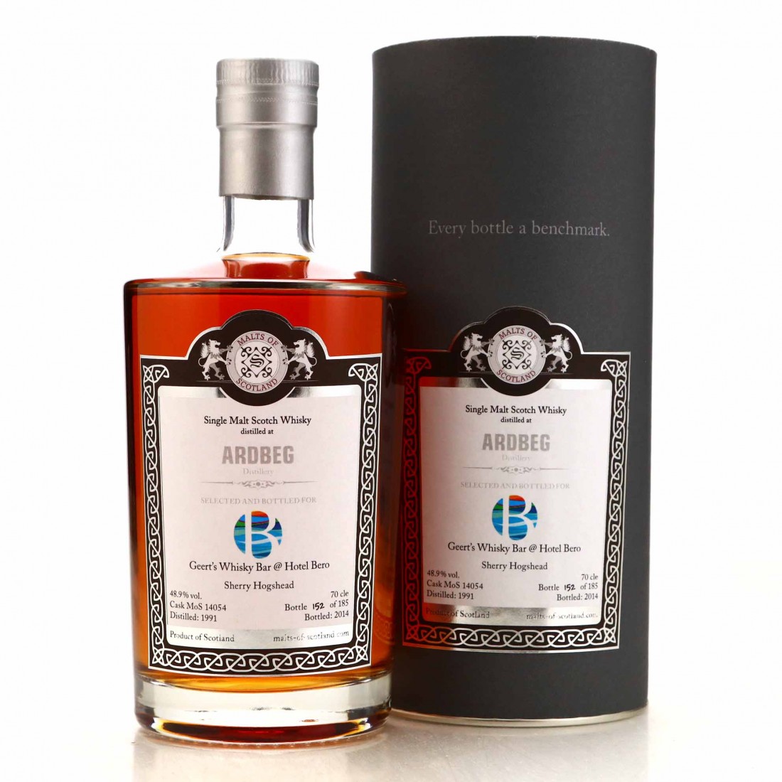 Ardbeg 1991 Malts of Scotland Sherry Hogshead / Geert's Bar, Hotel Bero ...