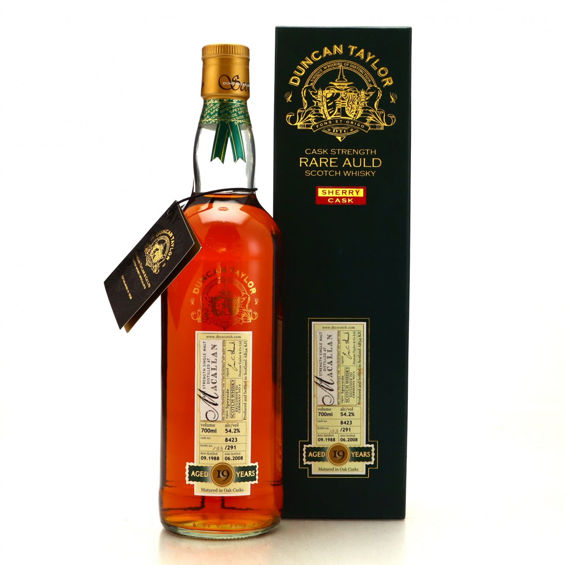 Macallan 1988 Duncan Taylor 19 Year Old | Whisky Auctioneer