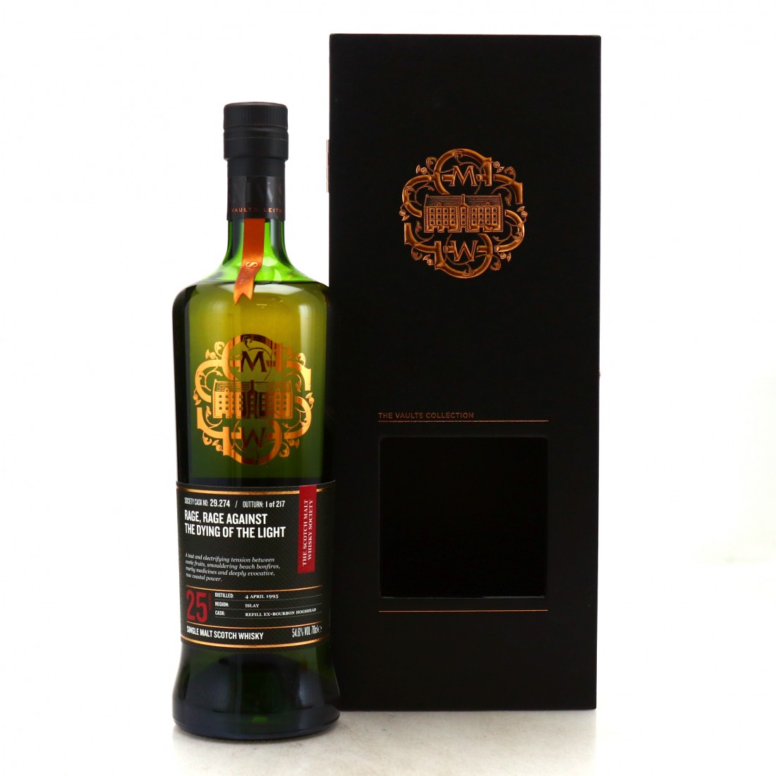 Laphroaig 1995 SMWS 25 Year Old 29.274 / The Vaults Collection | Whisky ...
