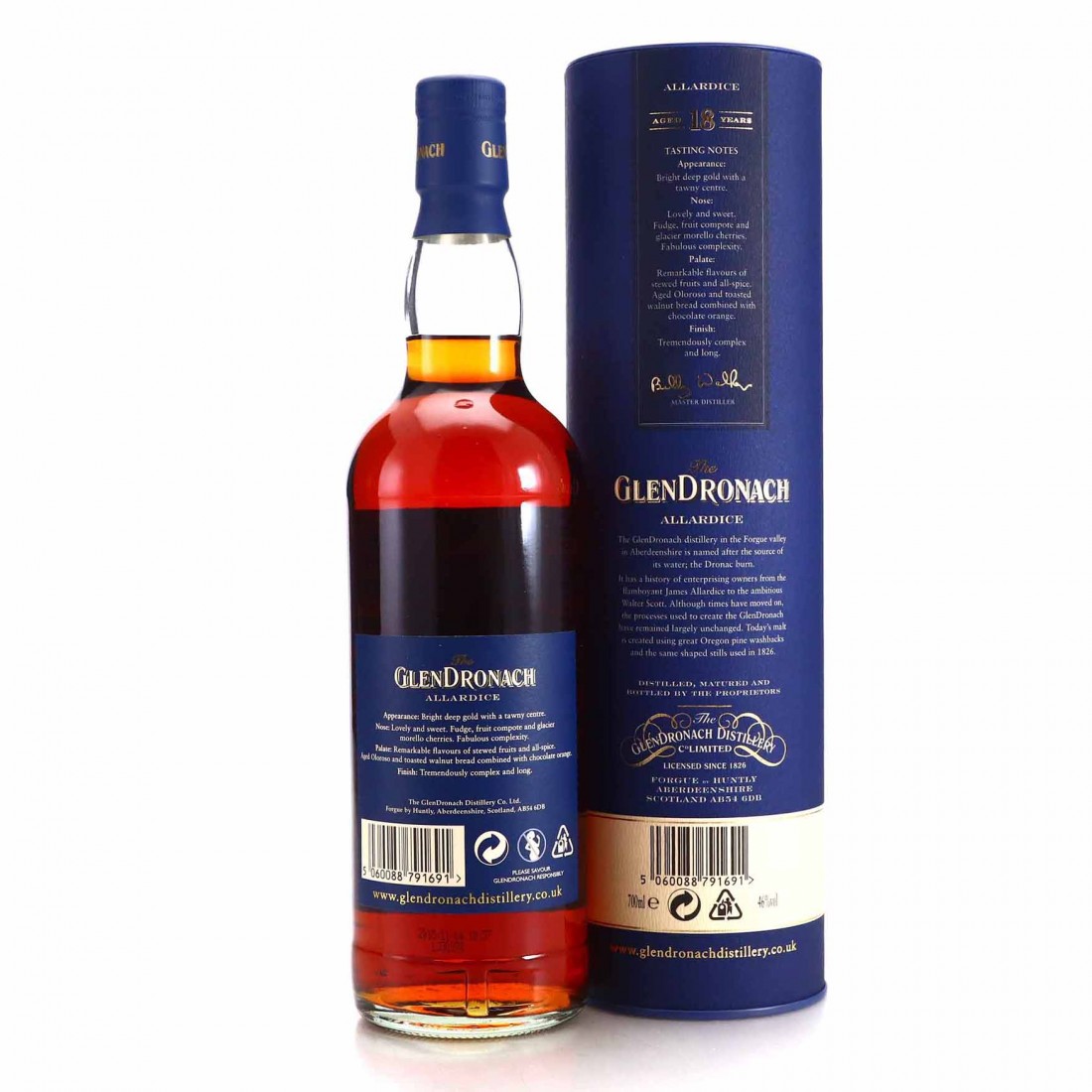 Glendronach 18 Year Old Allardice 2015 Release | Whisky Auctioneer