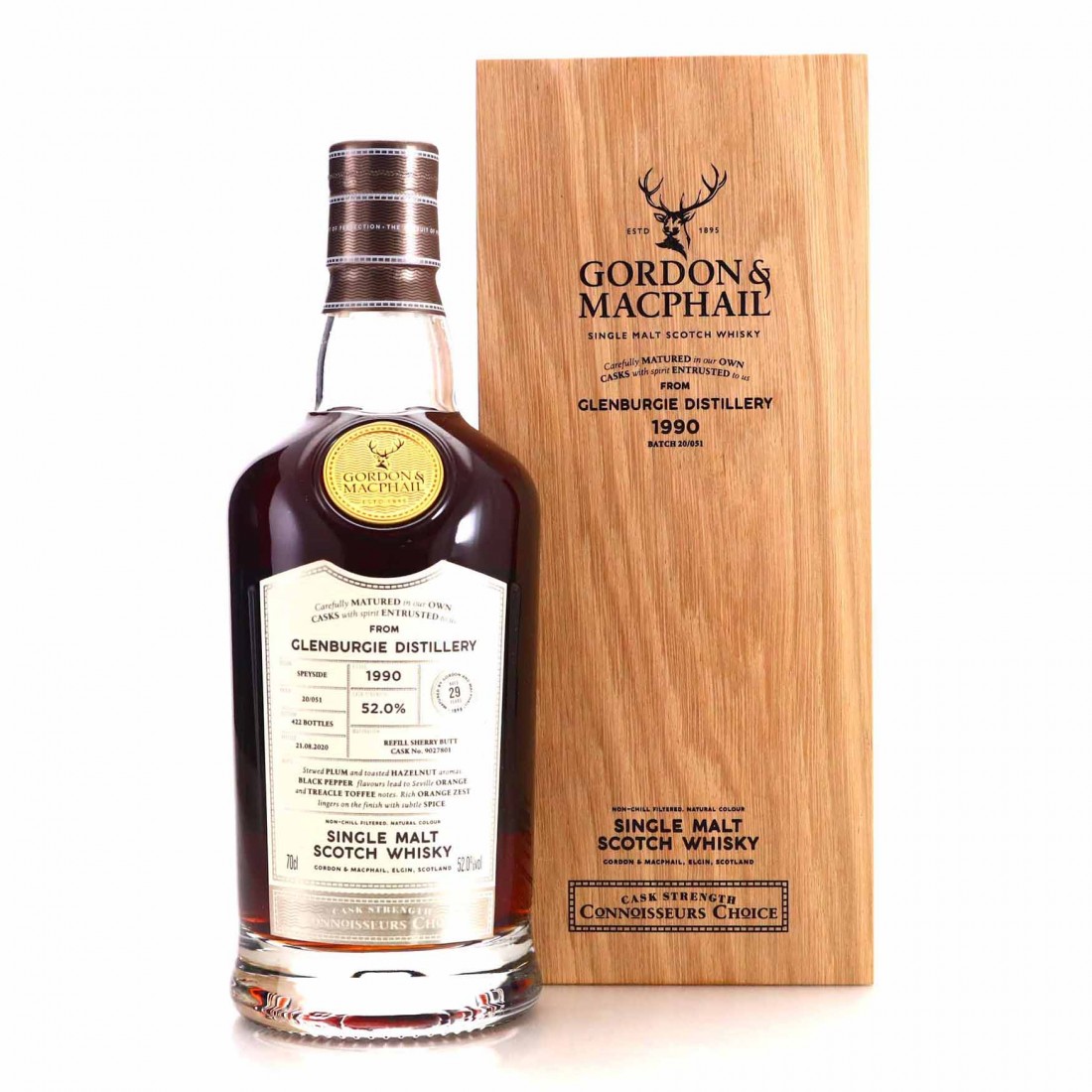 Glenburgie 1990 Gordon and MacPhail 29 Year Old Batch #20/051 | Whisky ...