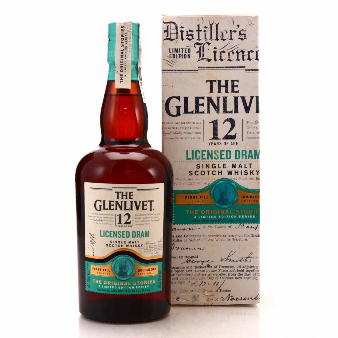 Glenlivet 12 Year Old Licensed Dram / The Original Stories | Whisky Auctioneer