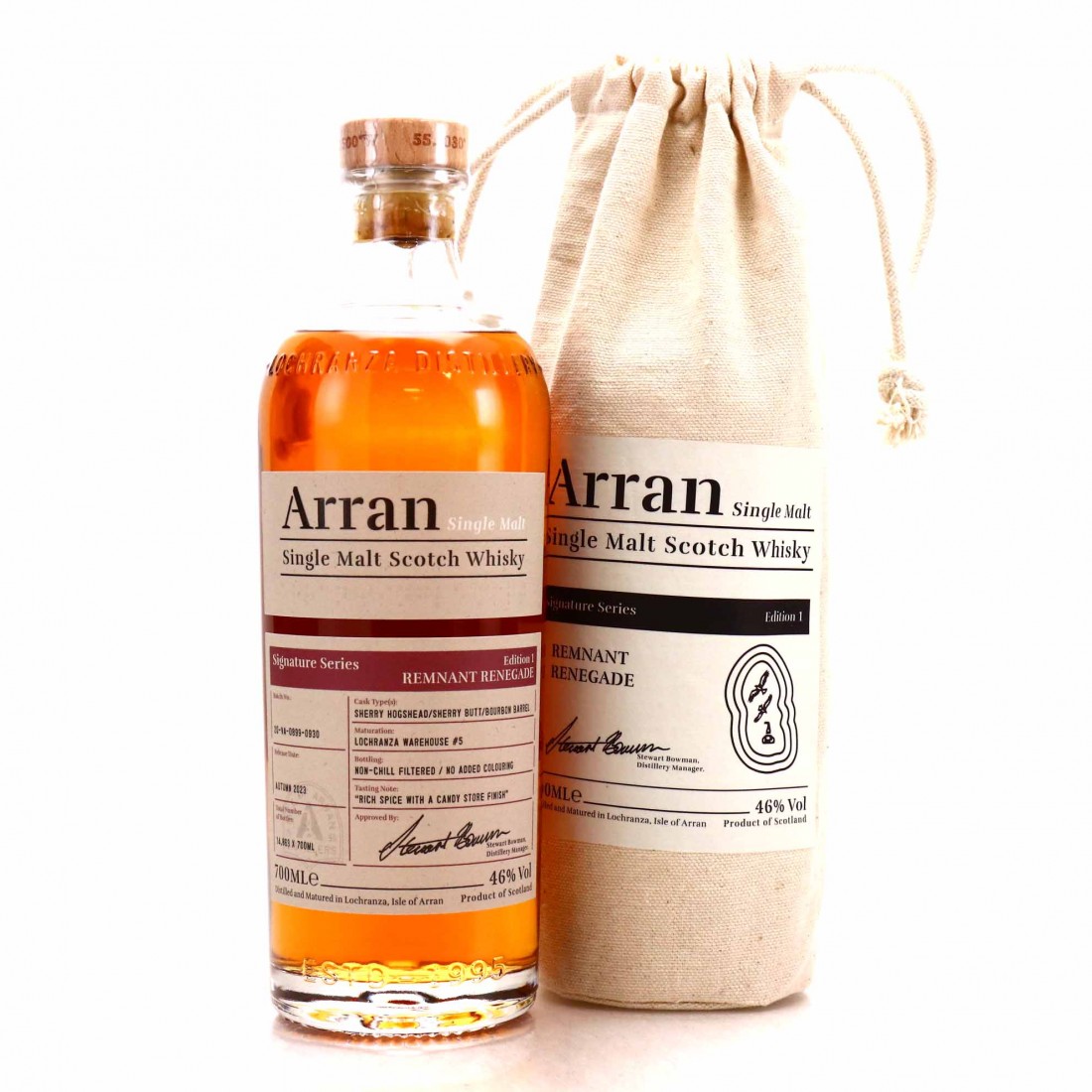 Arran Signature Series Edition No.1 / Remnant Renegade | Whisky Auctioneer