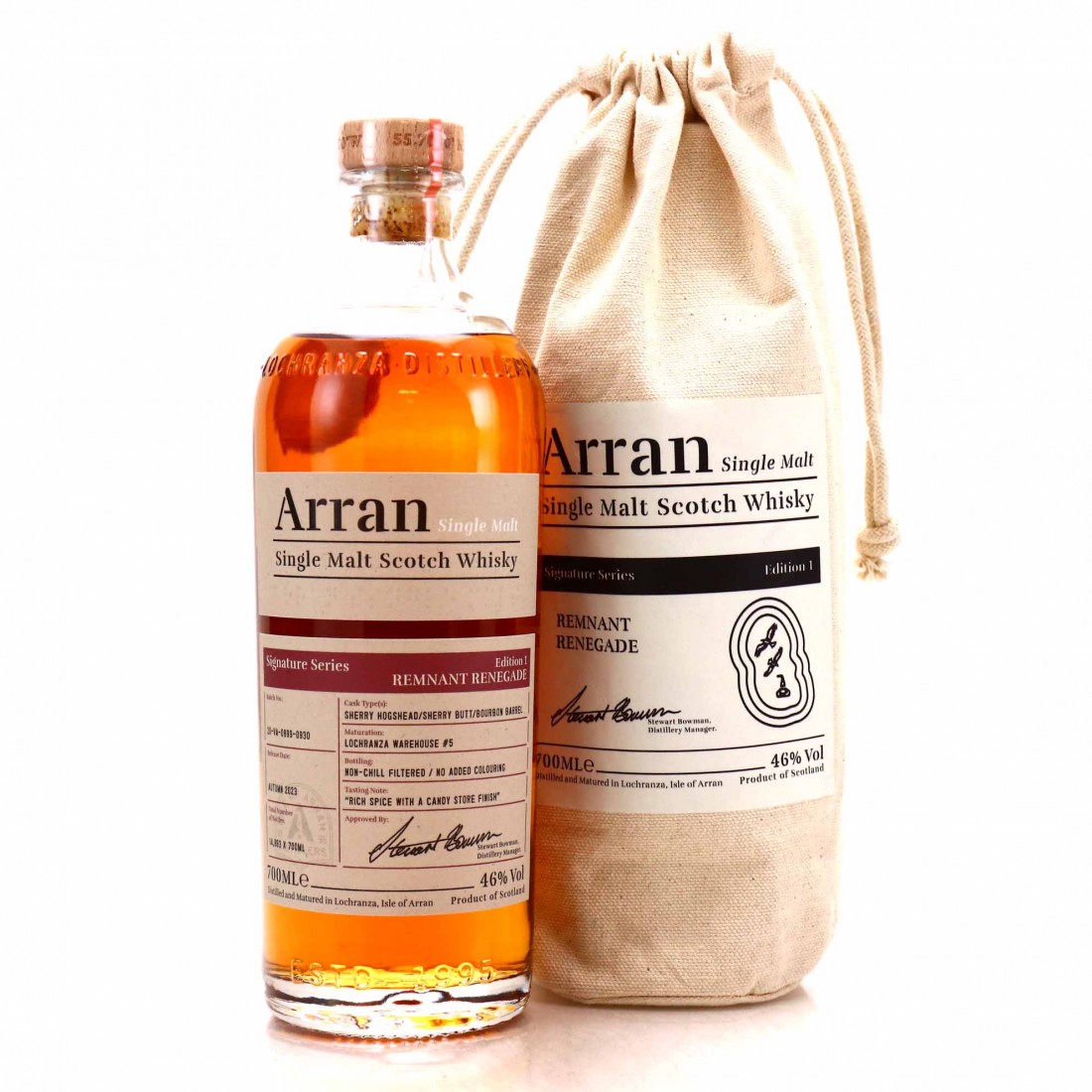 Arran Signature Series Edition No.1 / Remnant Renegade | Whisky Auctioneer