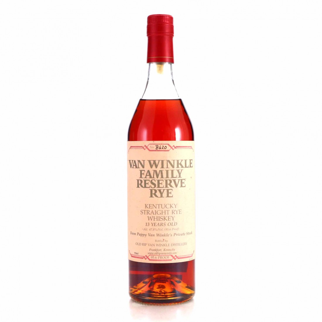Van Winkle 13 Year Old Family Reserve Rye 70cl 2010 | Whisky Auctioneer