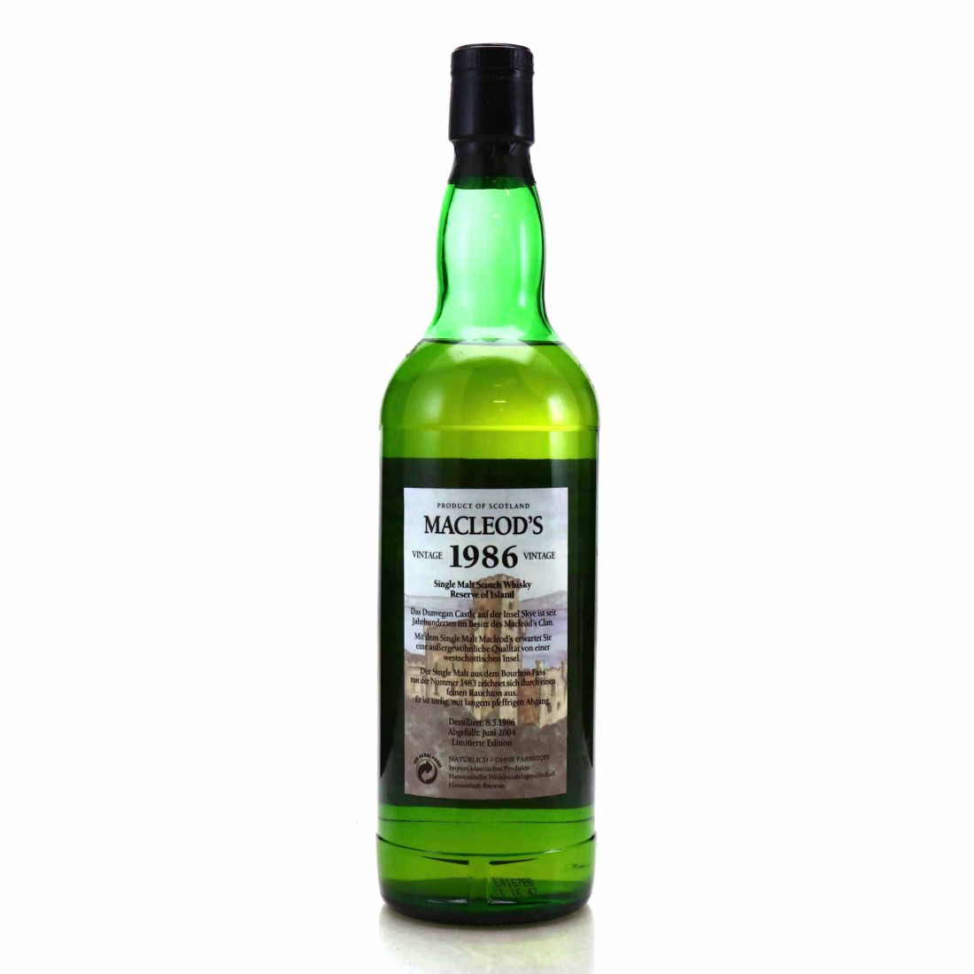 Talisker 1986 Macleod's #1483 / Germany | Whisky Auctioneer