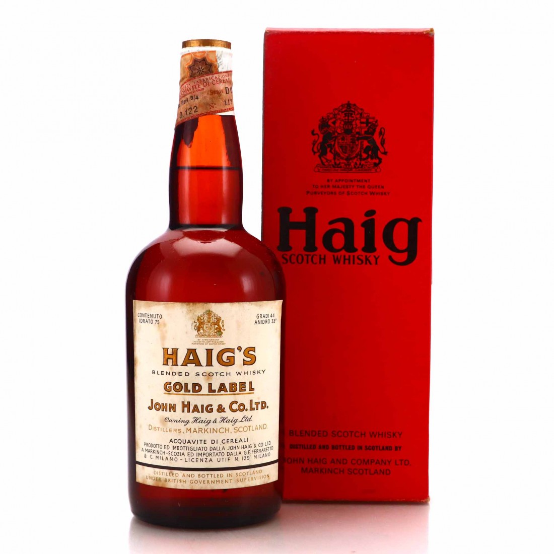 Haig Gold Label Scotch Whisky 1960s | Whisky Auctioneer