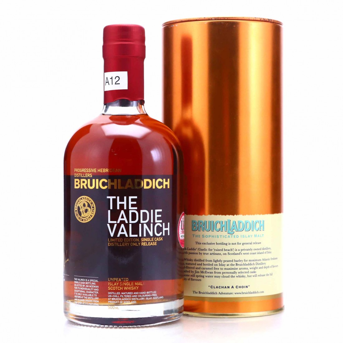 Bruichladdich 1992 James McColl Valinch 22 Year Old / PX Sherry ...