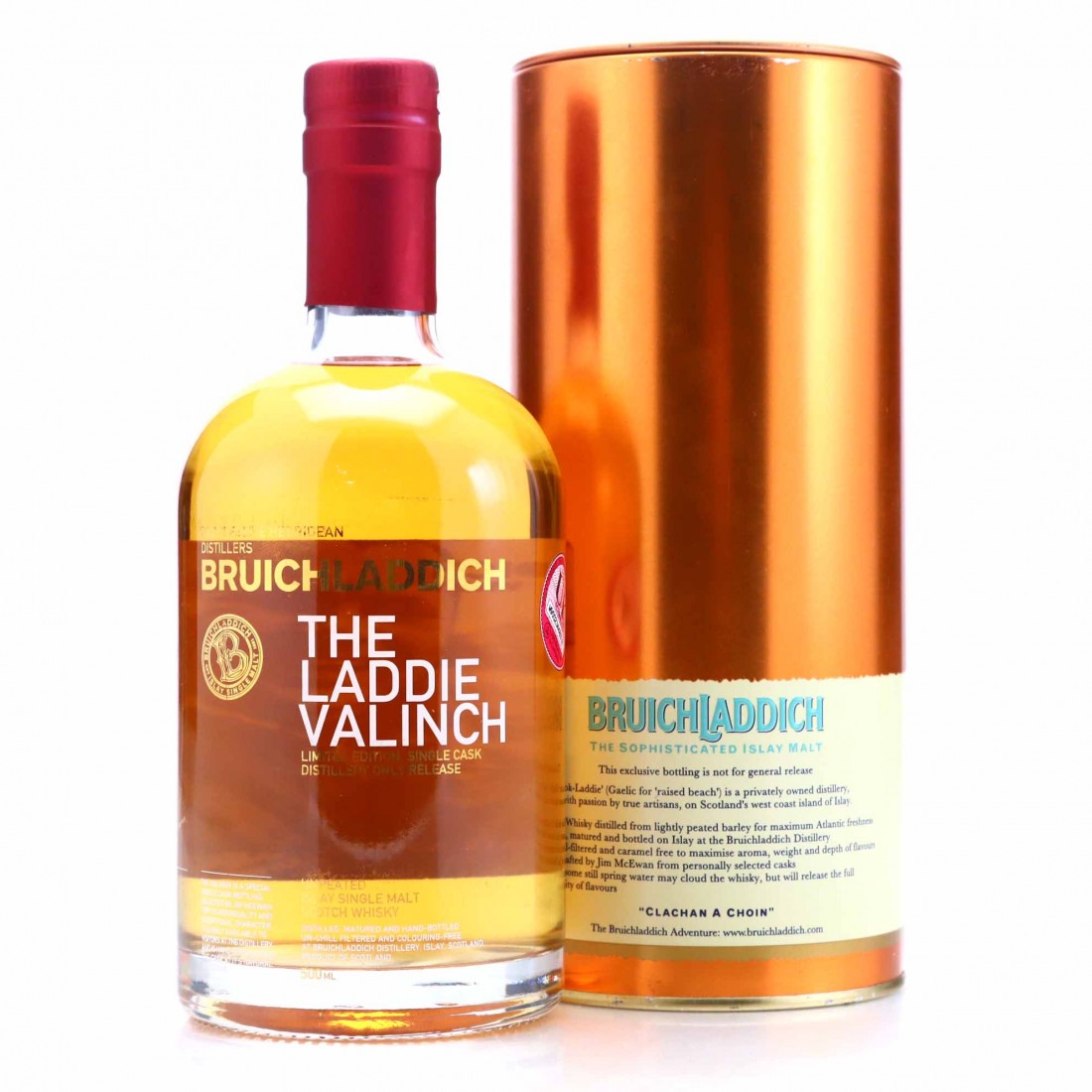 Bruichladdich 1992 Ailsa & Graham Hayes Valinch 22 Year Old / Guyana ...