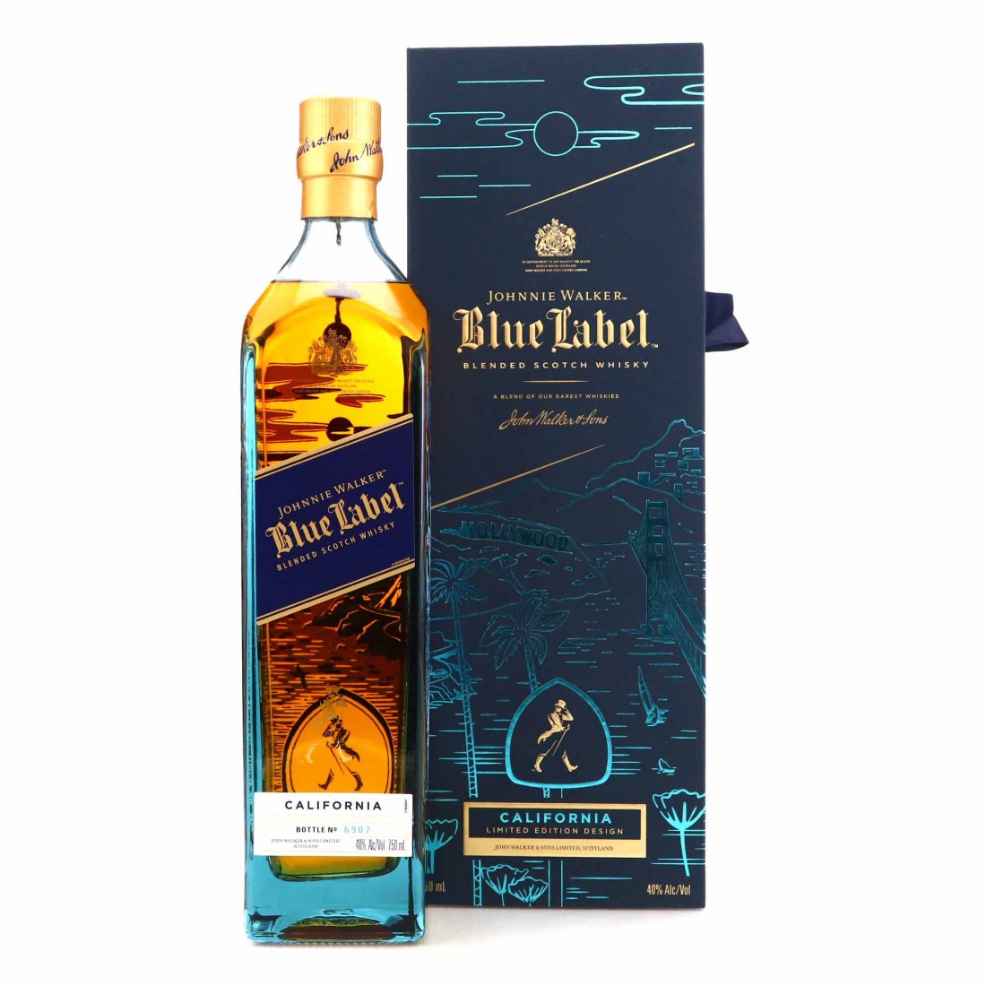 Johnnie Walker Blue Label California Limited Edition 75cl / US | Whisky ...