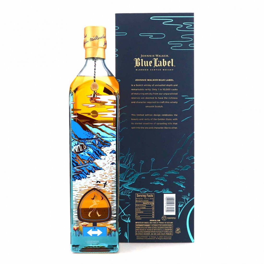 Johnnie Walker Blue Label California Limited Edition 75cl / US | Whisky ...